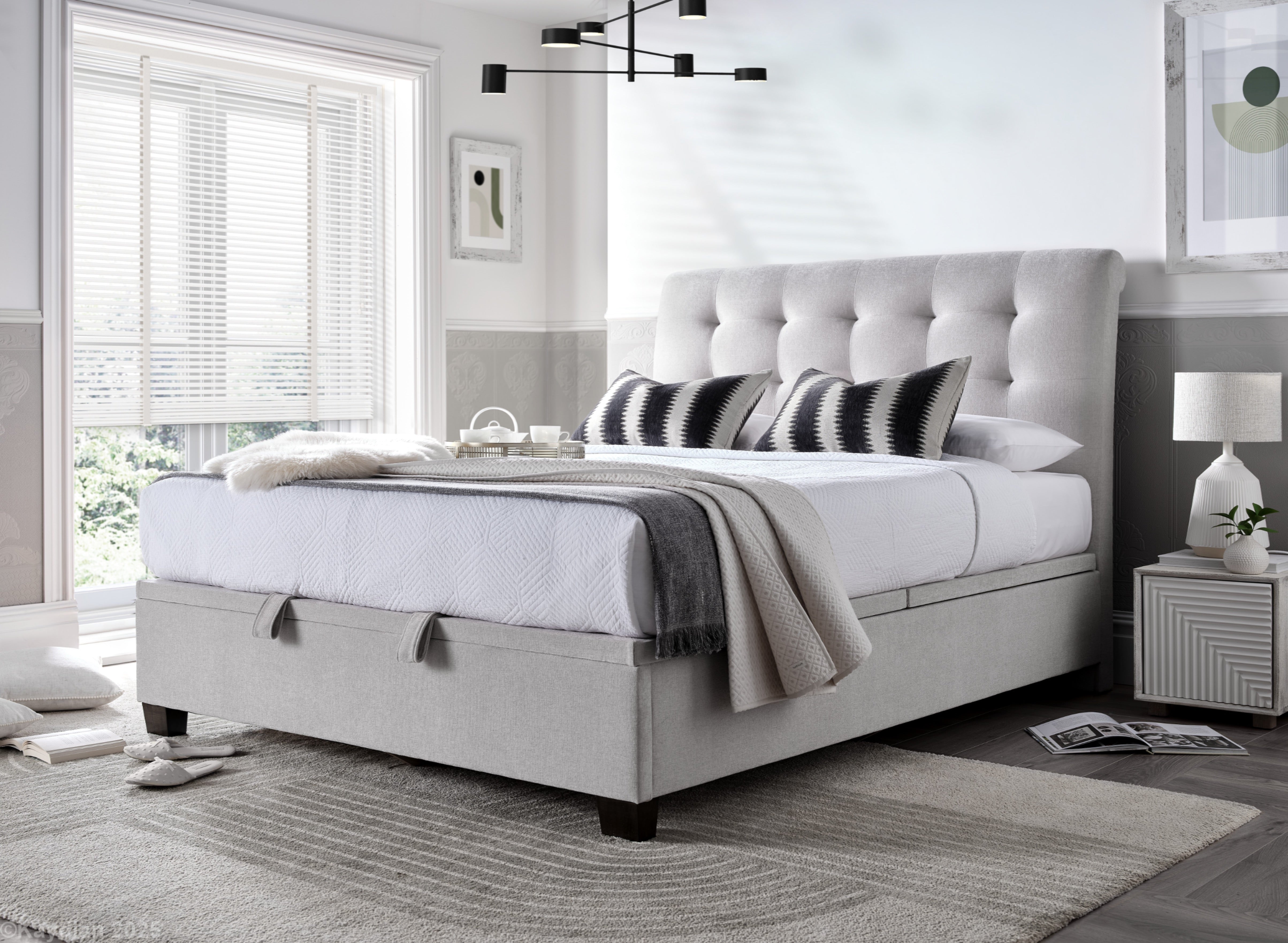 Shop Ashbrooke Ottoman Storage Bed Frame by Kaydian Design Ltd at TV ...