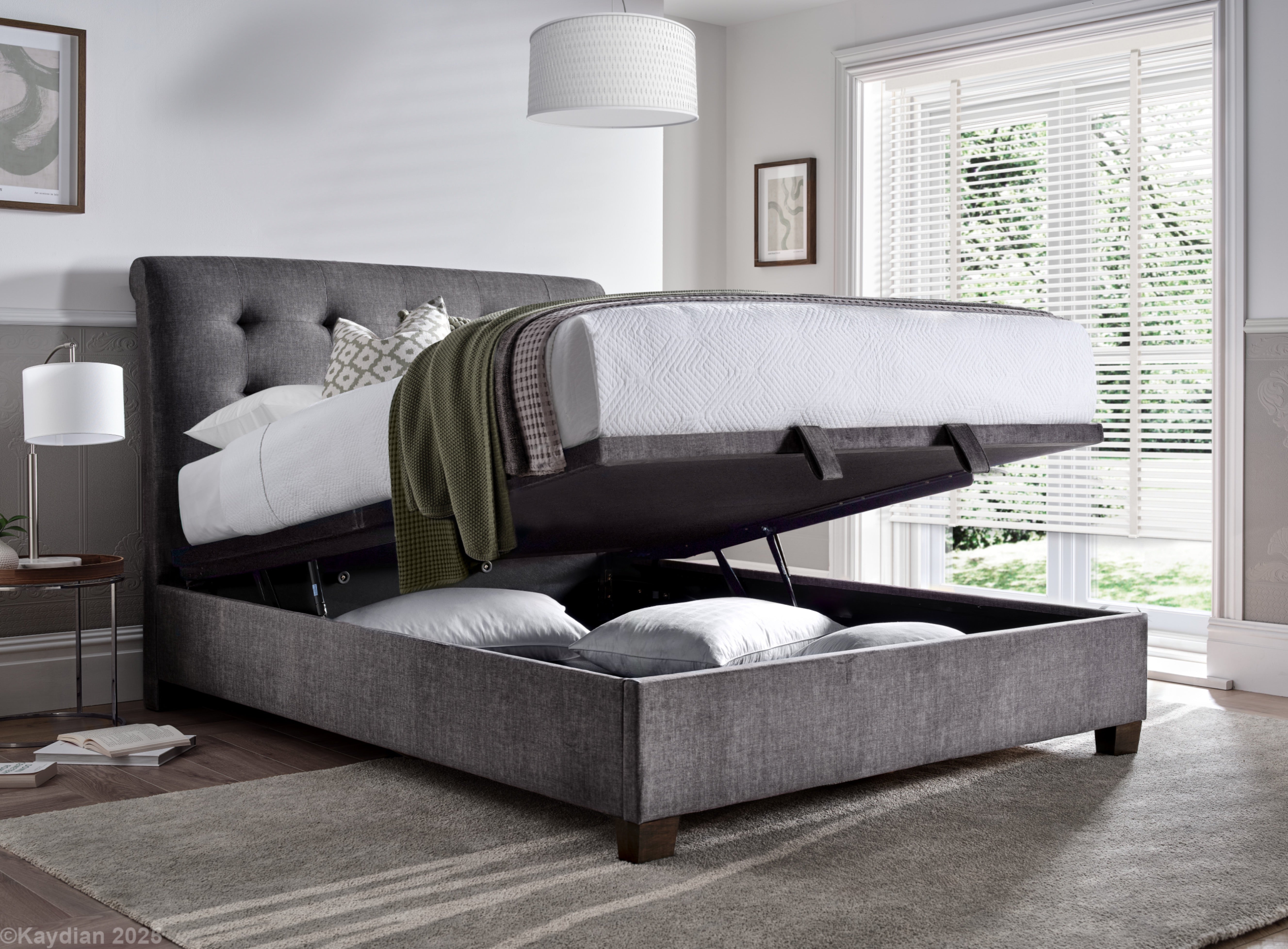 Shop Ashbrooke Ottoman Storage Bed Frame by Kaydian Design Ltd at TV ...