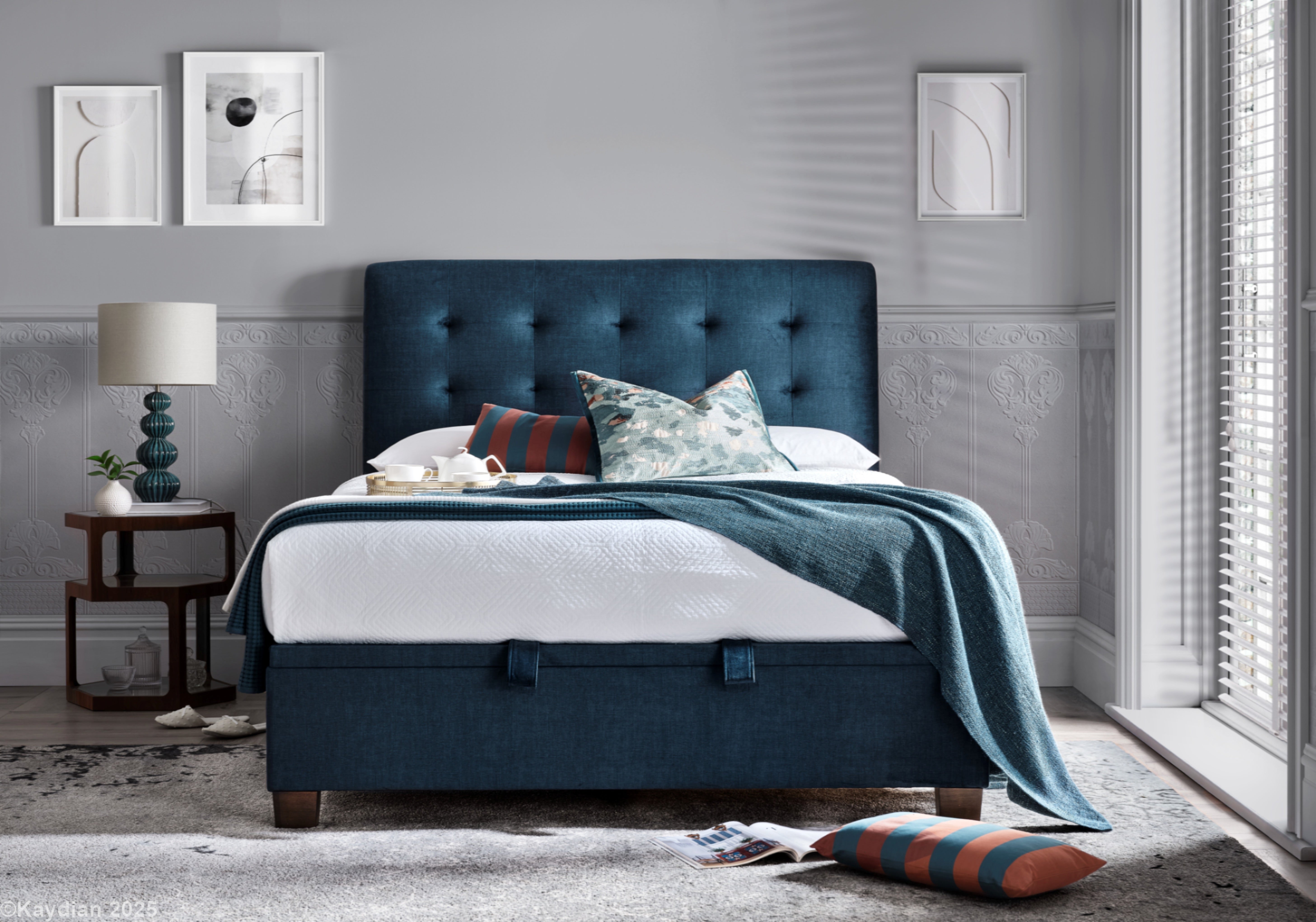 Shop Ashbrooke Ottoman Storage Bed Frame by Kaydian Design Ltd at TV ...