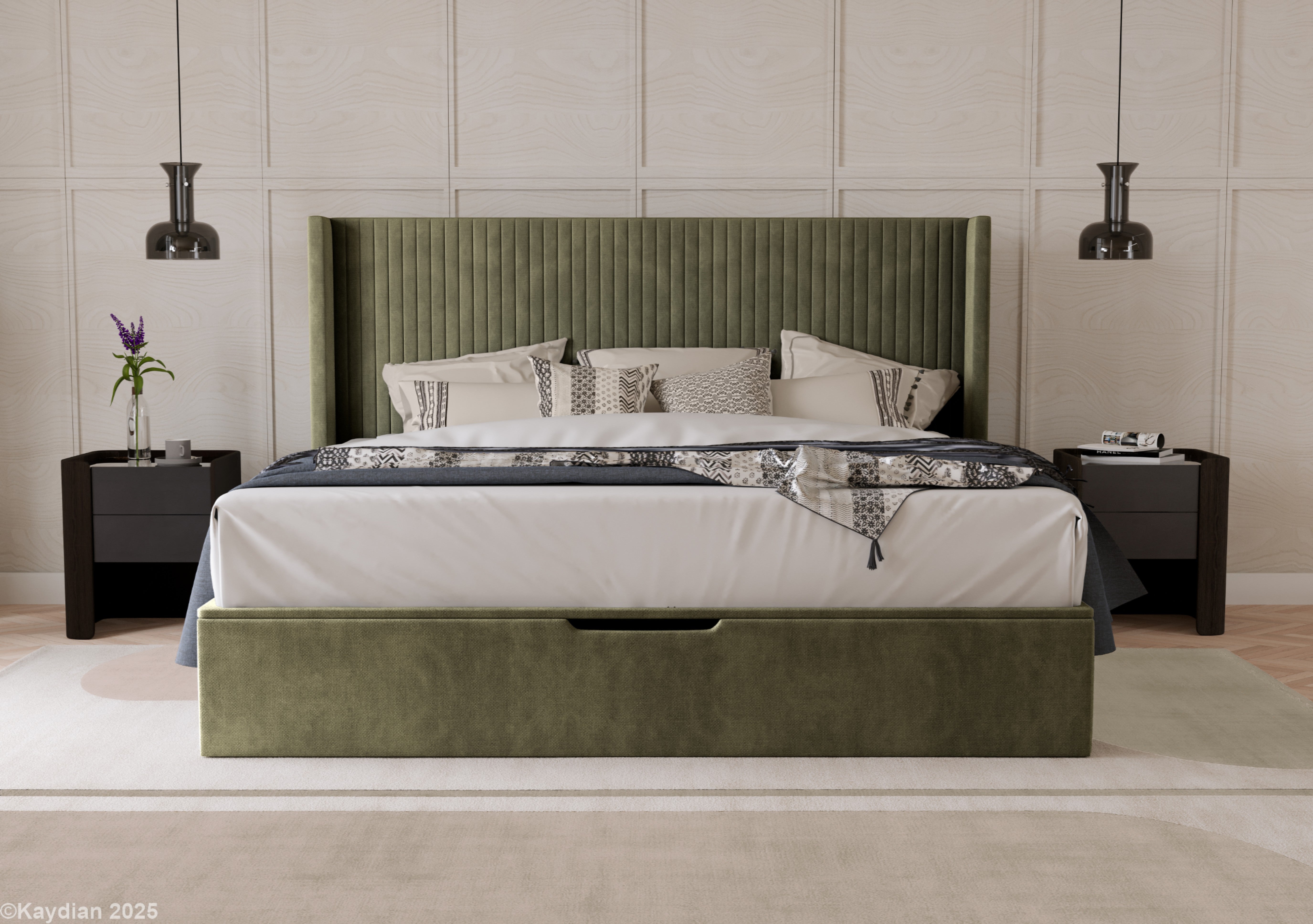 Shop The Hartley Ottoman Storage Bed Frame by Kaydian Design Ltd at TV ...