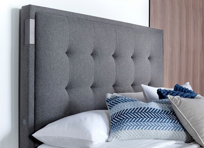 The Edge Dolby Atmos 5.1.2 Surround Sound TV Media Bed with Ottoman ...