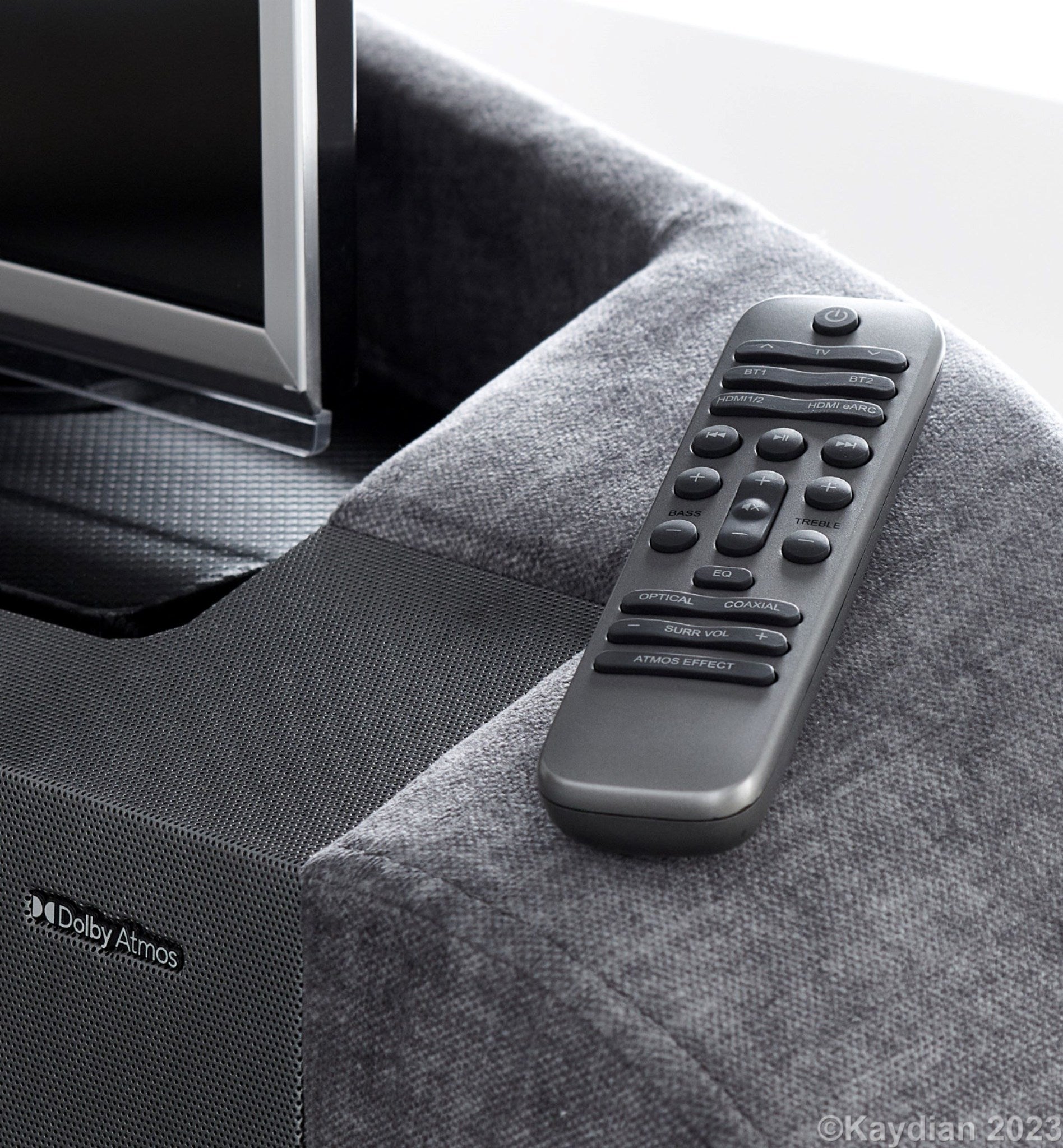 Belsay Dolby Atmos Media TV Bed frame - TV Beds Northwest - Kaydian Design